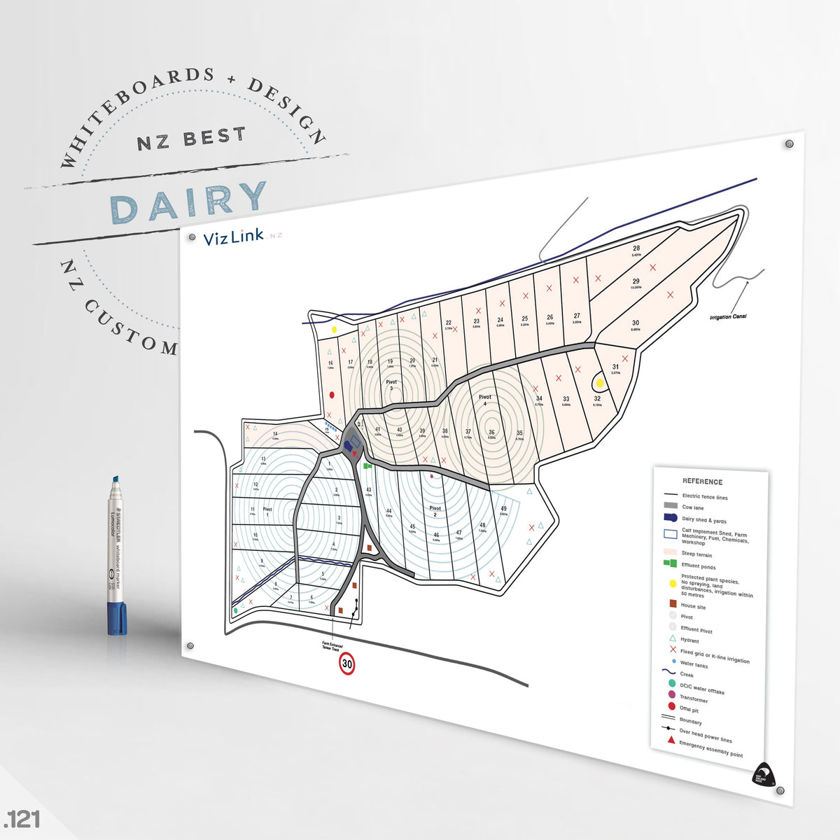 Hazard Farm Map Vizlink Whiteboard #121 – VizLink Visual Communication